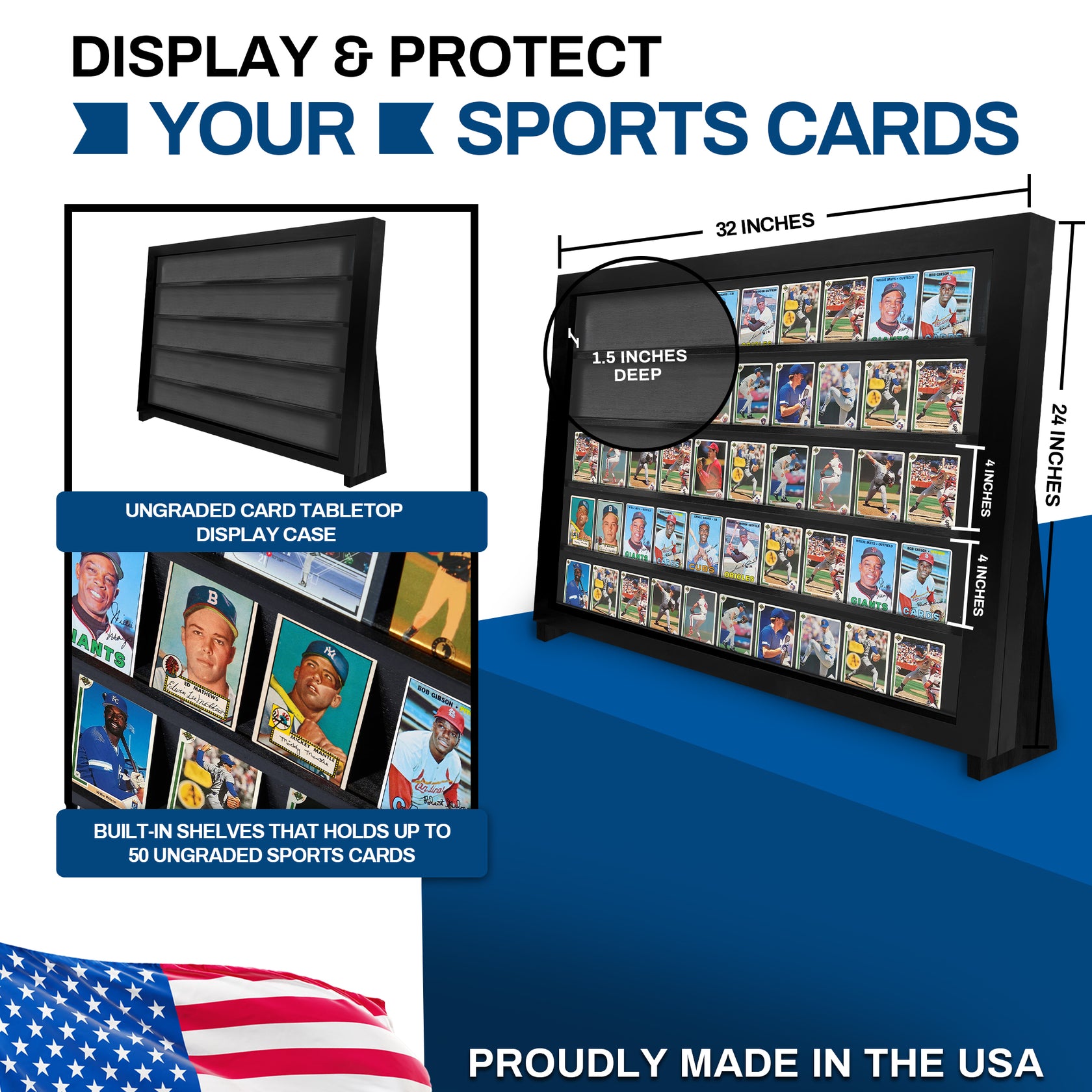 Half Tabletop Card Display: Super Legs – pennzonidisplay