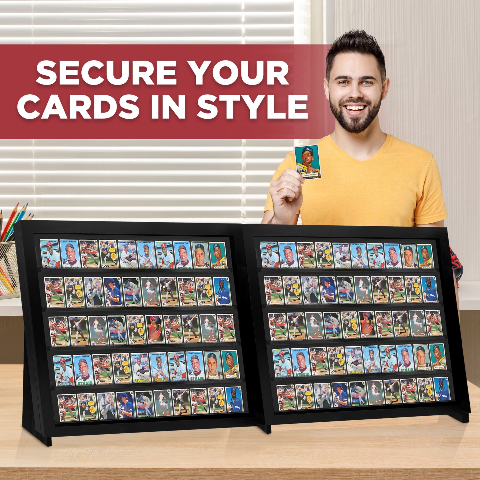 Full Tabletop Card Case with Super Legs – pennzonidisplay
