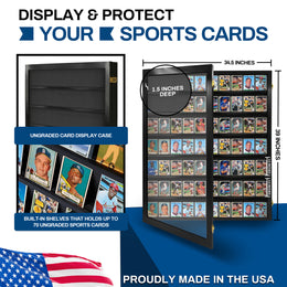 Large 70-Card Display Case - Secure & Elegant – pennzonidisplay
