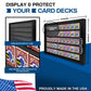 Playing Card Deck Display Case - Holds 50 Decks – pennzonidisplay