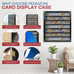 Large 70-Card Display Case - Secure & Elegant – pennzonidisplay