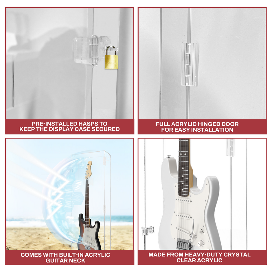 Guitar Display Cases | Showcase and Protection for Instruments ...