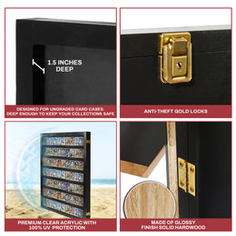 Large 70-Card Display Case - Secure & Elegant – pennzonidisplay