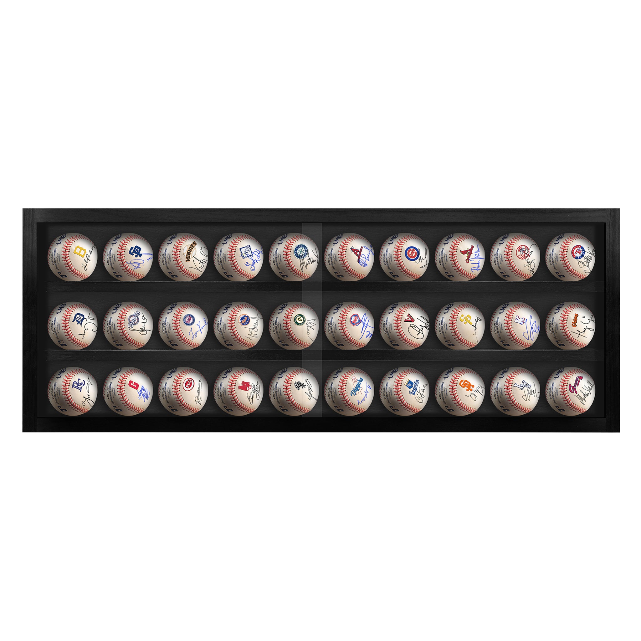 30-Ball Display: Baseball & Hockey Puck Case – pennzonidisplay