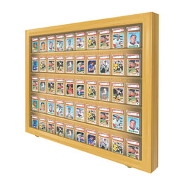 50 Graded Card Case - Hardwood, UV Safe – pennzonidisplay
