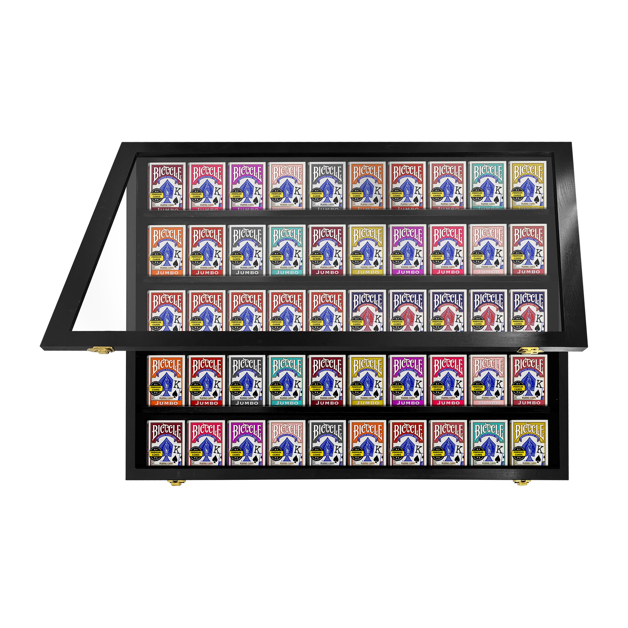Playing Card Deck Display Case - Holds 50 Decks – pennzonidisplay