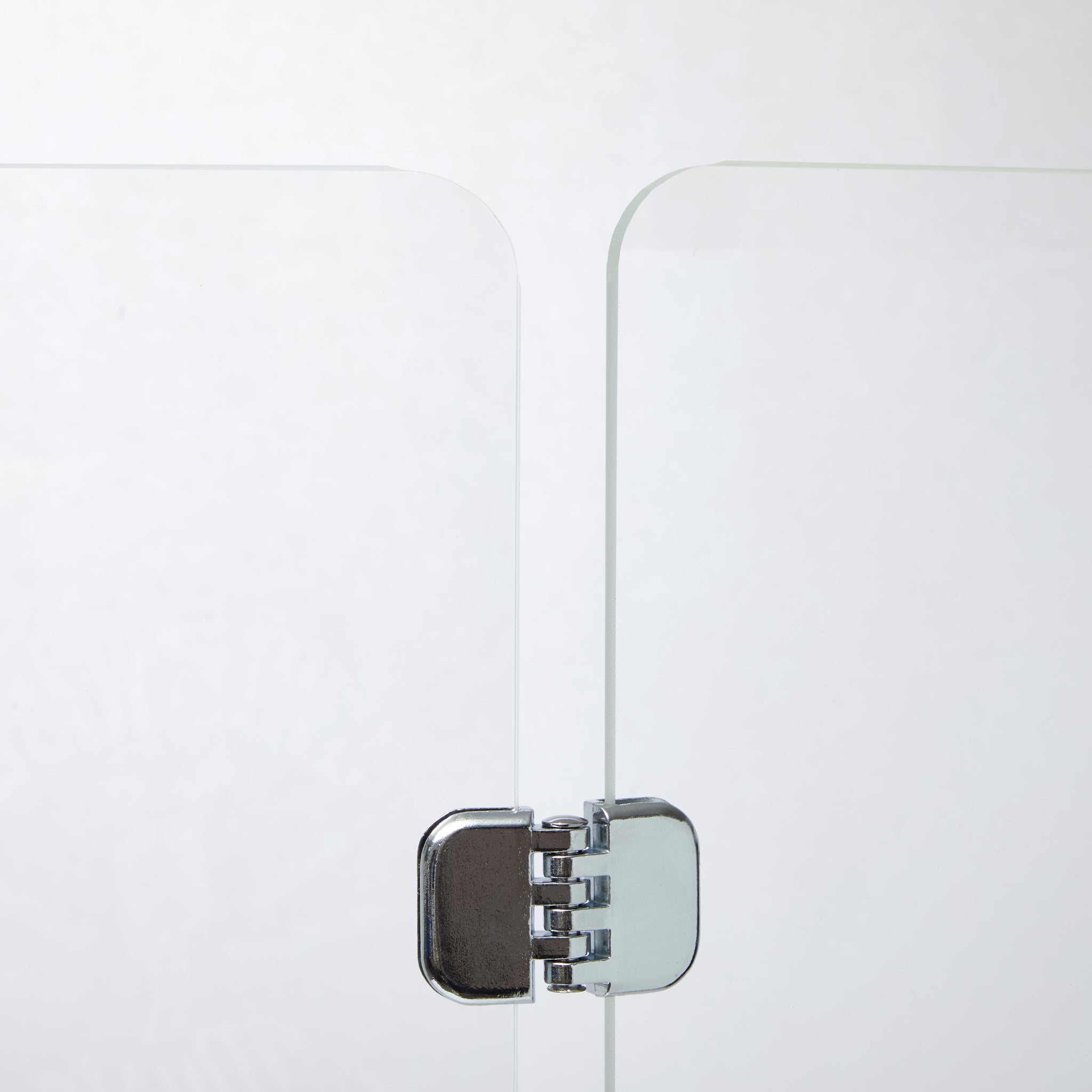 Durable Chrome Hinge for Acrylic Drum Shields – pennzonidisplay