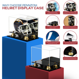 Mini Helmet Display - Clear Acrylic Base – pennzonidisplay