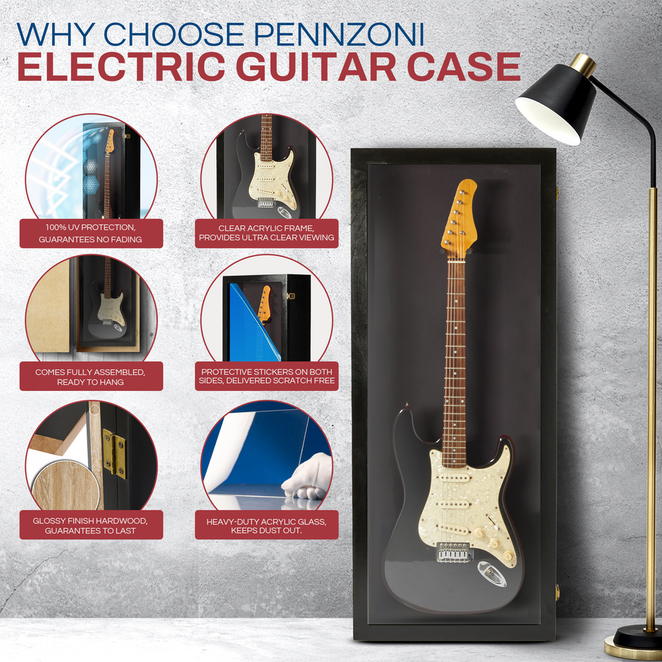 Guitar Display Cases | Showcase and Protection for Instruments ...