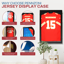 Large Jersey Display Case | Elegant & Durable – pennzonidisplay