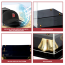 Deluxe Baseball Cap Display - Crystal Clear Acrylic – pennzonidisplay