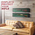 Elegant Rifle Display Case - Secure and Spacious – pennzonidisplay