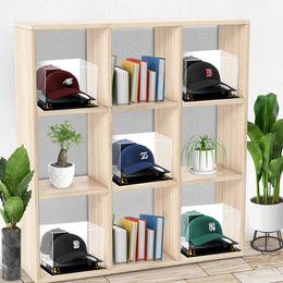 Deluxe Baseball Cap Display - Crystal Clear Acrylic – pennzonidisplay